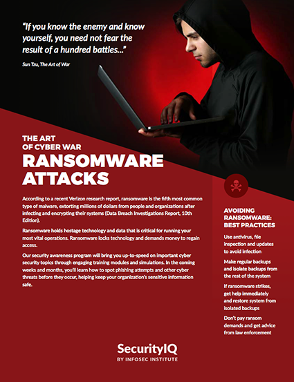 The Art of Cyber War: Ransomware Attacks – DiTech Solutions